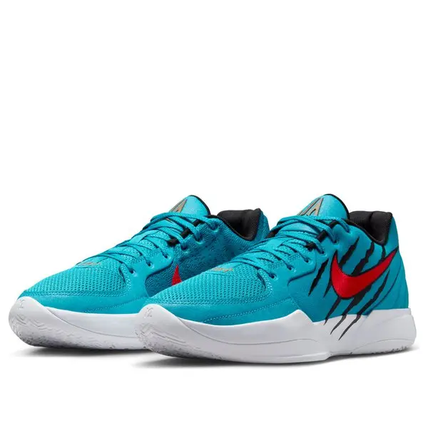 Nike Ja 2 Ep "scratch" Sneakers - Rapid Teal/black/ale Brown