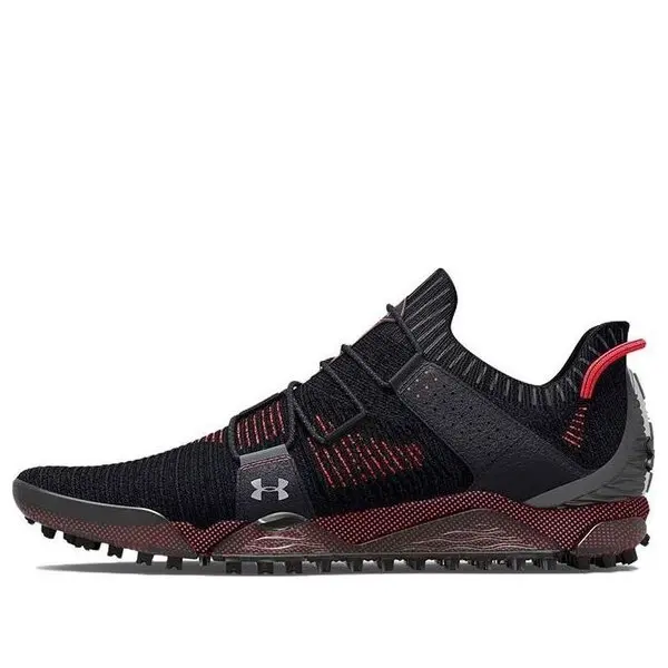 Under Armour Hovr Tour Spikeless Golf Shoes - Black/red