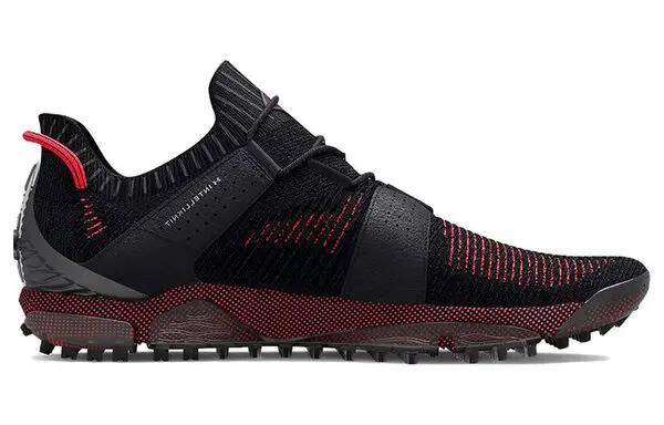 Under Armour Hovr Tour Spikeless Golf Shoes - Black/red