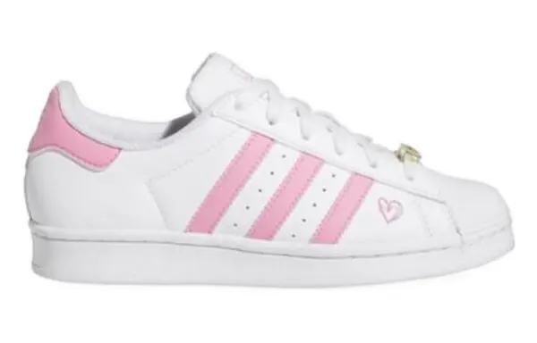 Adidas Superstar Sneakers - White/pink