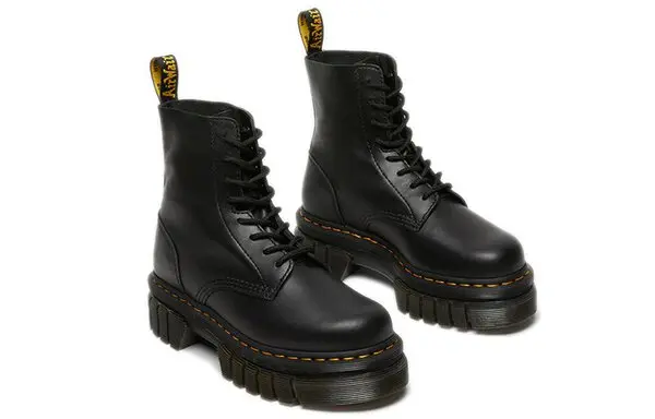 Dr. Martens Audrick Nappa Lux Platform Ankle Boots