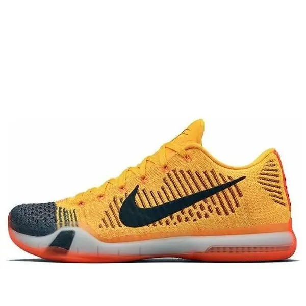 Nike Kobe Elite Low "rivalry" Sneakers - Total Orange/black/laser Orange