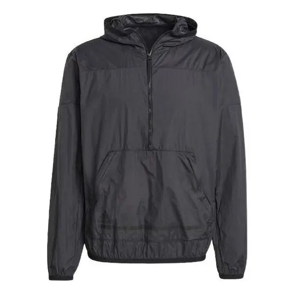 Adidas Zne Half-zip Windbreaker Jacket - Black