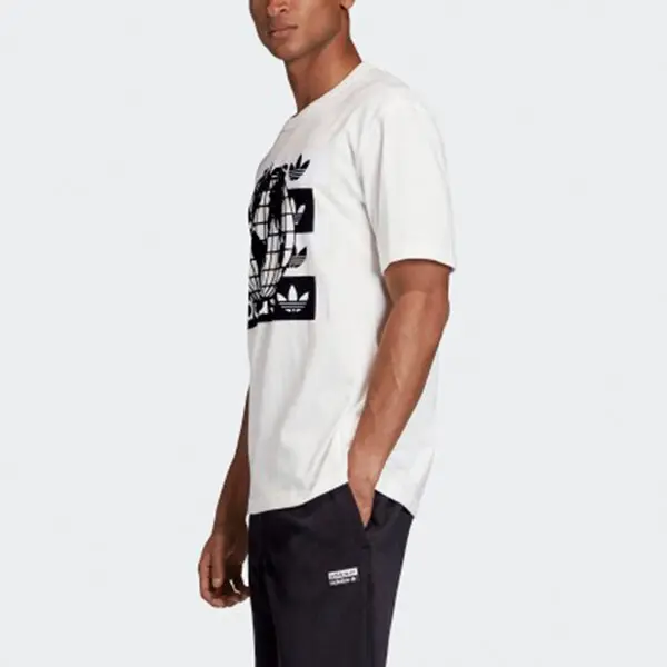 Adidas Originals Msg Ss Tee Earth Logo Short Sleeve