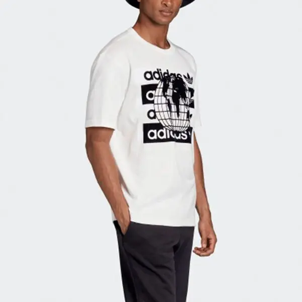 Adidas Originals Msg Ss Tee Earth Logo Short Sleeve