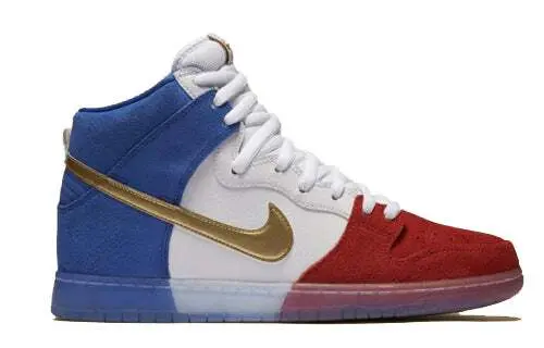 Nike Dunk High 'trico' Sneakers - Red/white/blue