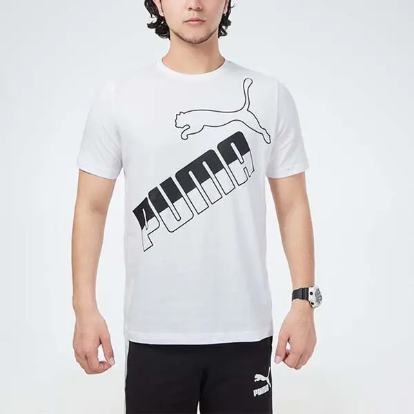 PUMA Big Logo T-shirt - White