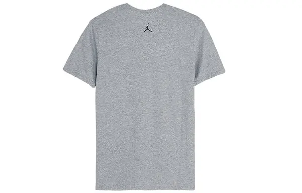 JORDAN Basketball Printing Short Sleeve T-shirt - Grey