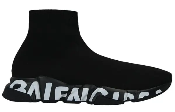 Balenciaga Speed Trainer Graffiti - Black