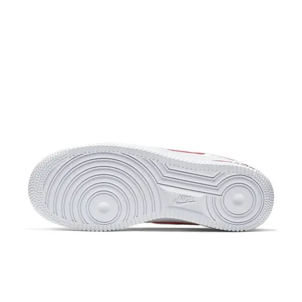 Nike Force 1 '07 Lux Luxury Sneakers - White/red