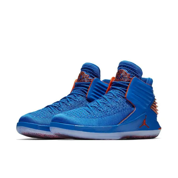 JORDAN Air 32 "why Not?" High Top Sneakers - Blue/orange