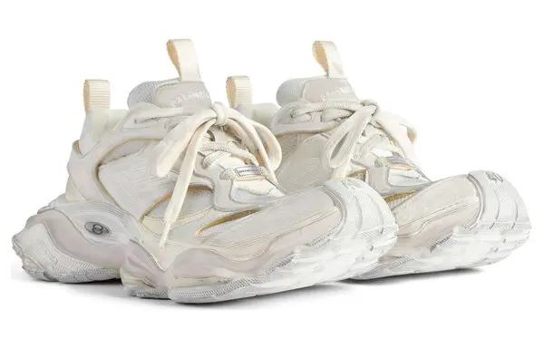 Balenciaga Cargo Sneakers - Beige/white