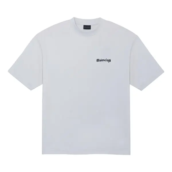 Balenciaga Bb Logo T-shirt - White