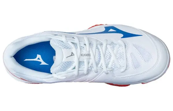 Mizuno Wave Claw 2 Athletic Shoes - White/blue/red