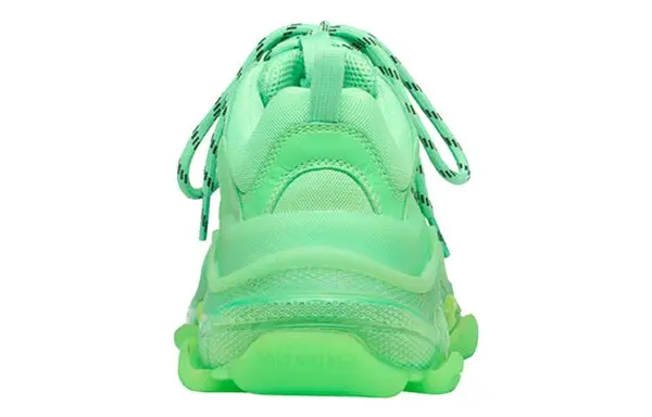 Balenciaga Triple S Clear Sole Trainer - Green