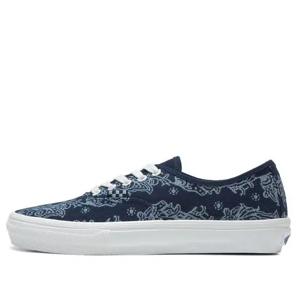 VANS Authentic "blue Whitepaisley Printlow Top" Sneakers - Blue/white