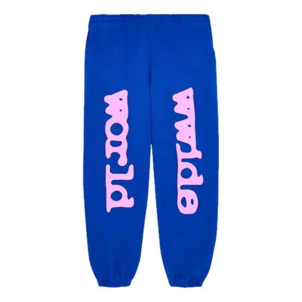 SP5DER Beluga Sweatpants 'blue Pink - Blue/pink