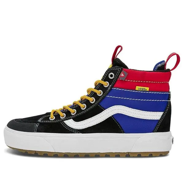 VANS Sk8-hi Mte High Top Sneakers - Black/white/blue