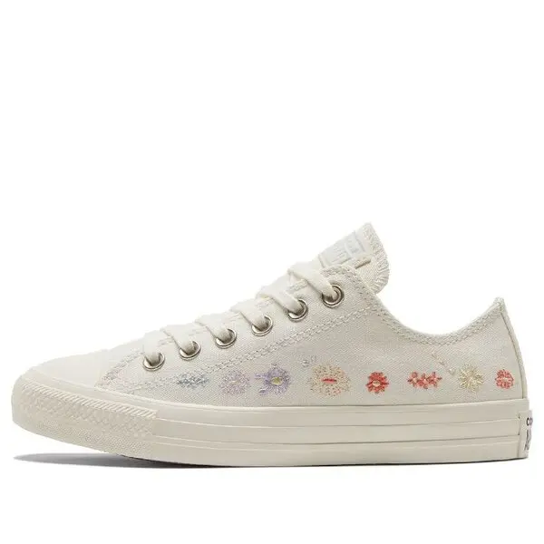 CONVERSE Chuck Taylor All Star Low Top Embroidered Floral Sneakers