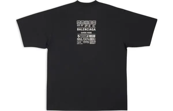 Balenciaga Care Label T-shirt Medium Fit
