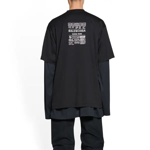 Balenciaga Care Label T-shirt Medium Fit