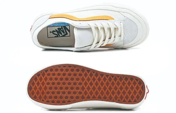 VANS Style 36 Canvas Low Top Sneakers - White/yellow