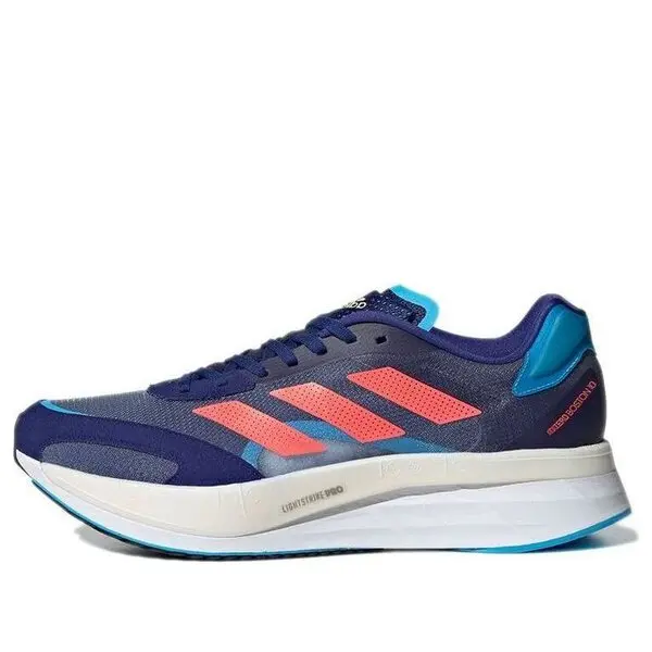 Adidas Adizero Boston M Athletic Sneakers - Blue/pink/white