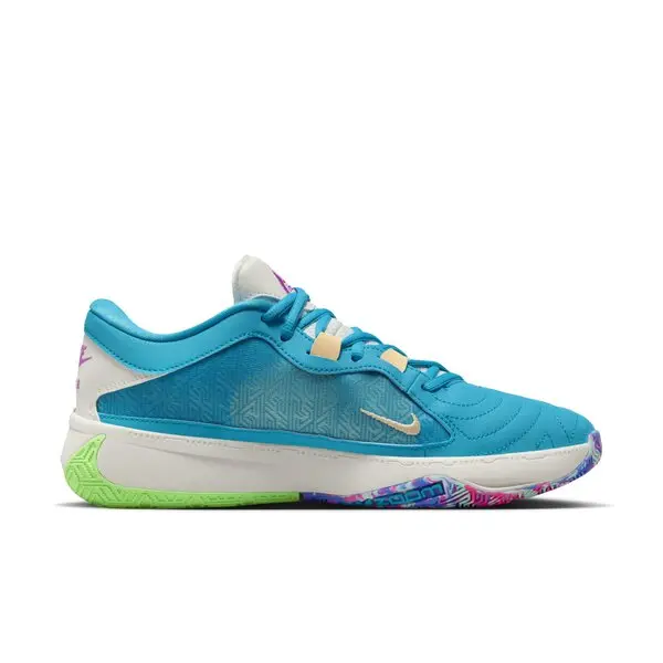 Nike Zoom Freak "greece X Nigeria" Sneakers - Blue Lightning/emerald Rise/phantom