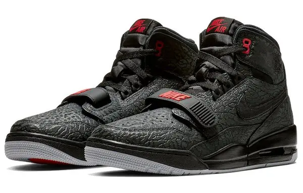 JORDAN Air Legacy 312 Elephant Print High Top Sneakers - Black