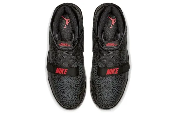 JORDAN Air Legacy 312 Elephant Print High Top Sneakers - Black