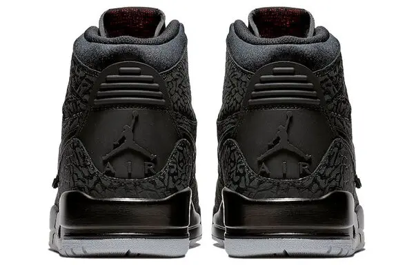 JORDAN Air Legacy 312 Elephant Print High Top Sneakers - Black
