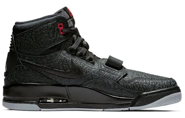 JORDAN Air Legacy 312 Elephant Print High Top Sneakers - Black