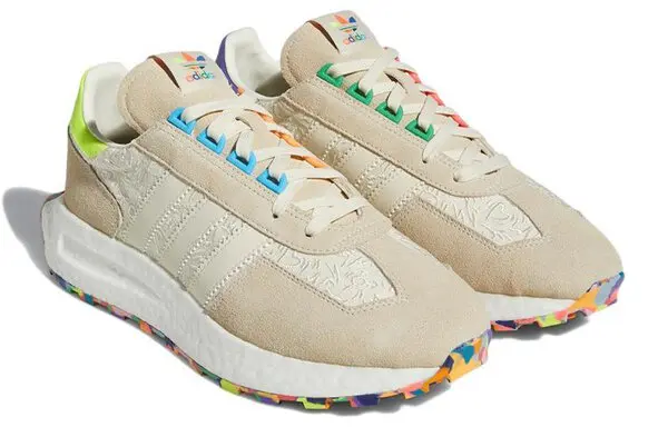 Adidas Retropy E5 Pride Sneakers - Dark Cream/yellow