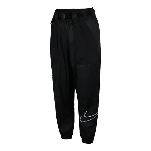 Nike Logo Sports Adjustable Belted Woven Trousers - Default Color
