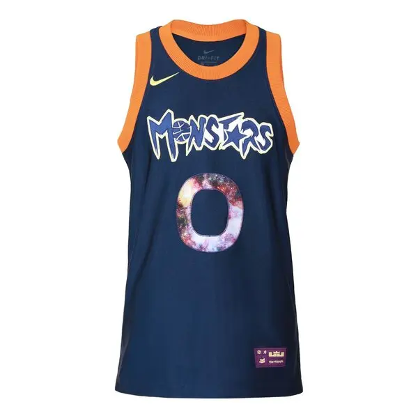 Nike Lebron X Monstars Crossover Dna Basketball Jersey - Blue