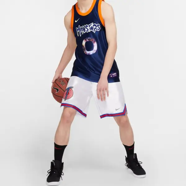 Nike Lebron X Monstars Crossover Dna Basketball Jersey - Blue