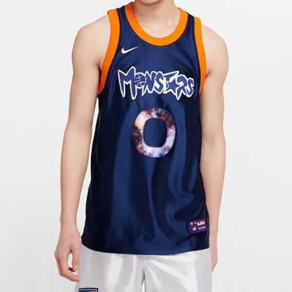 Nike Lebron X Monstars Crossover Dna Basketball Jersey - Blue