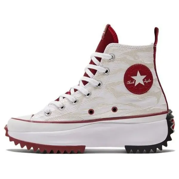 CONVERSE Run Star Hike High Top Sneakers - White/creamyellow