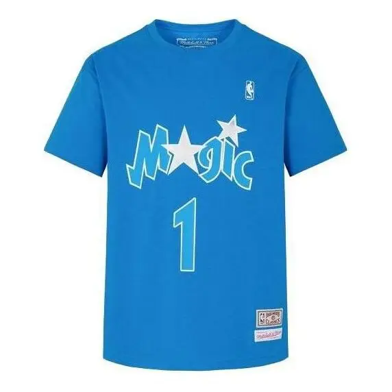 Mitchell & Ness X Nba Orlando Magic T-shirt 'tracy Mcgrady 1 - Blue