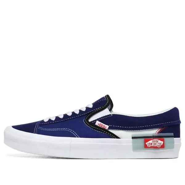 VANS Classic Slip-on Cap Blueprint Sneakers - Blue