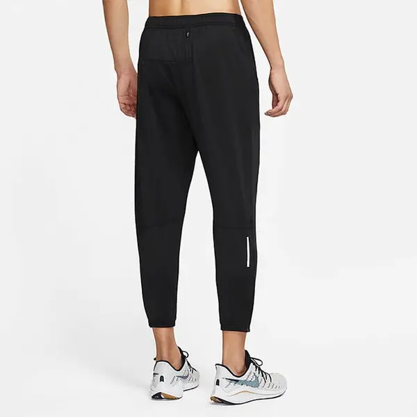Nike Essential Wild Quick-drying Print Knit Running Sports Pants - Black
