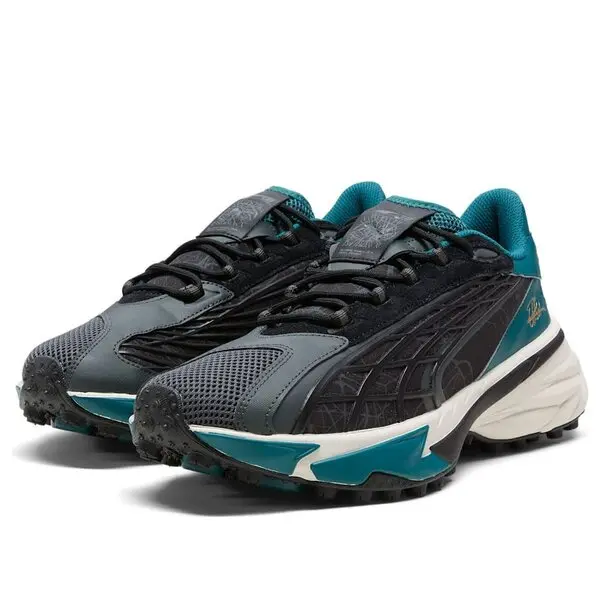 PUMA Spirex "icons Of Speed" Sneakers - Black/cold Green