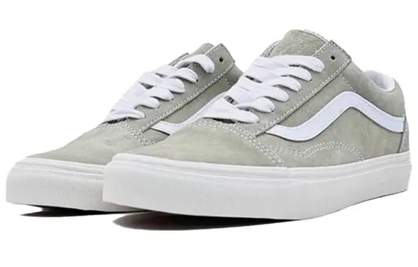 VANS Old Skool Low-top Sneakers - Grey/green