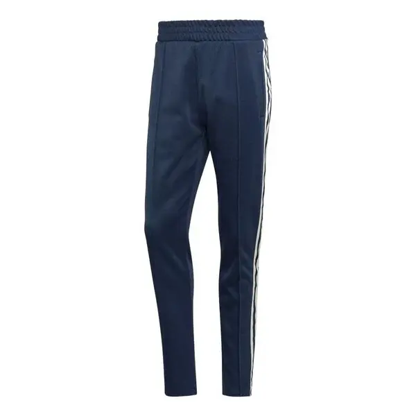 Adidas Originals Stripe Logo Casual Sports Pants/trousers/joggers Autumn Blue - Multi-color