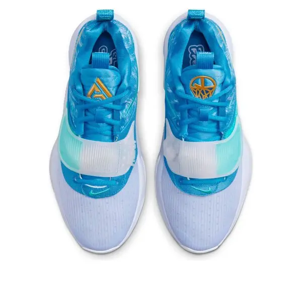 Nike Zoom Freak 3 'freezing Time' Basketball Sneakers - Blue/white