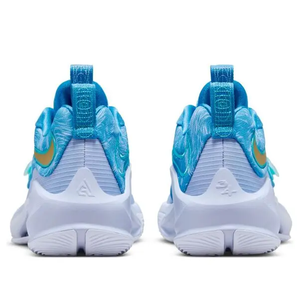 Nike Zoom Freak 3 'freezing Time' Basketball Sneakers - Blue/white