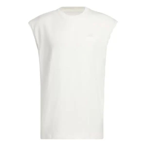 Adidas Select Warm-up Tank Top Logo - White