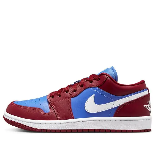 JORDAN 1 Low Sneakers - Blue/red