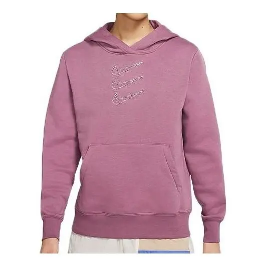 Nike Rhinestone Hoodie - Red