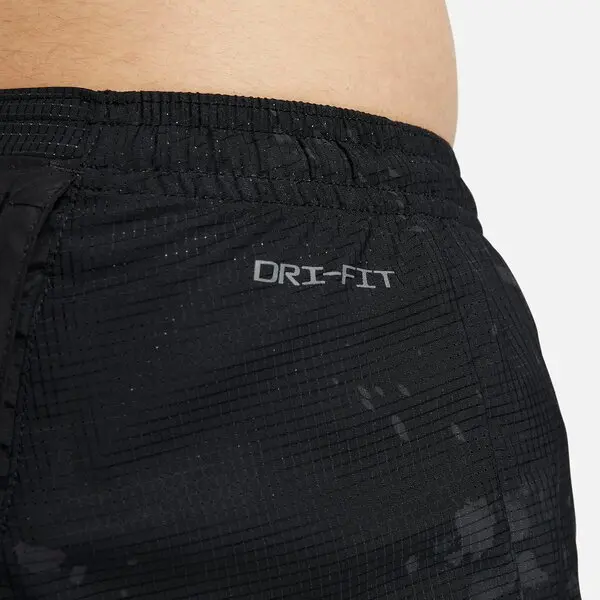 Nike Reflective Quick-drying Running Training Breathable Sports Cuff Pants - Black
